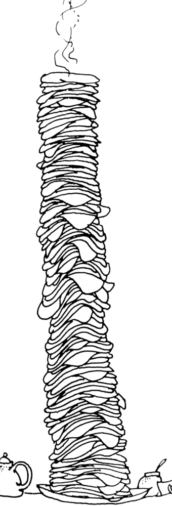 Pancake Stack Drawing